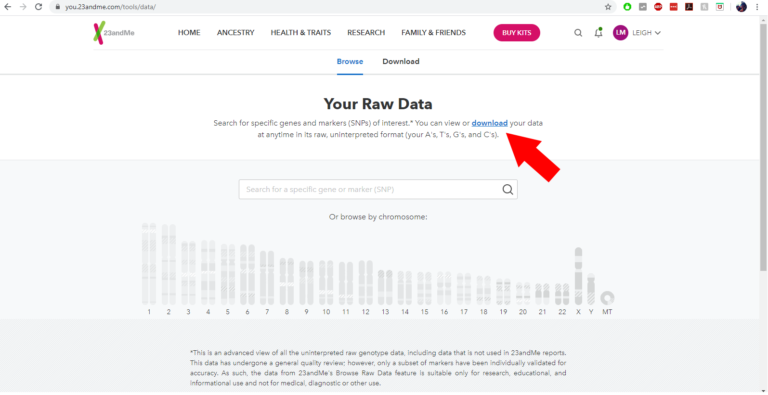 How to Get Your 23andme Raw Data: Step-by-Step Instructions for 2025 ...