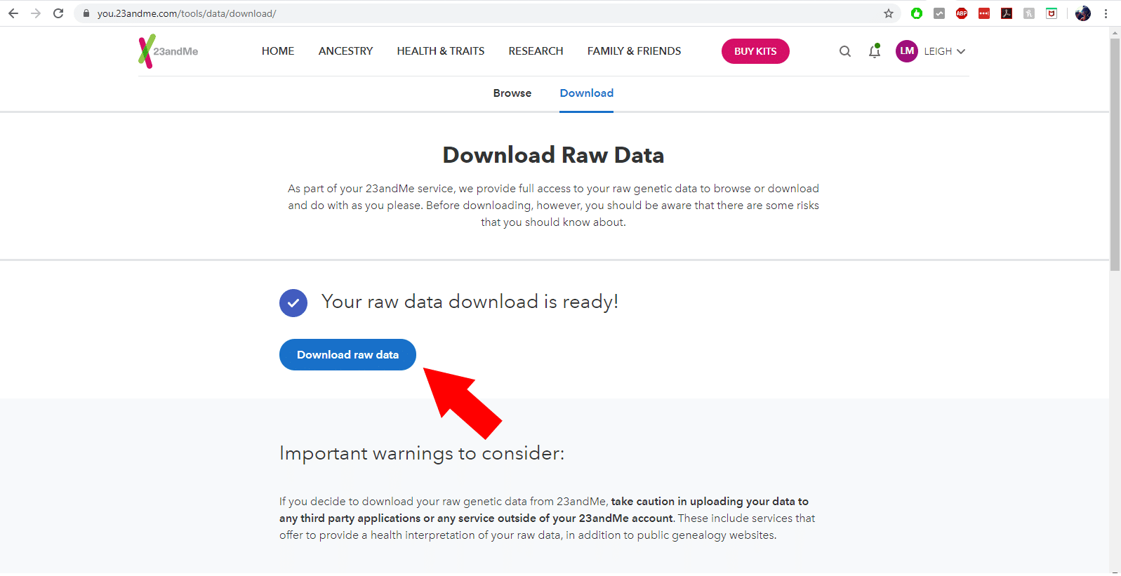 How to Get Your 23andme Raw Data: Step-by-Step Instructions for 2025 ...