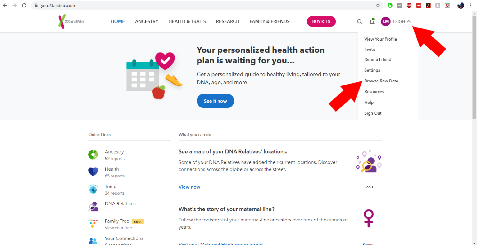 How to Get Your 23andme Raw Data: Step-by-Step Instructions for 2025 ...